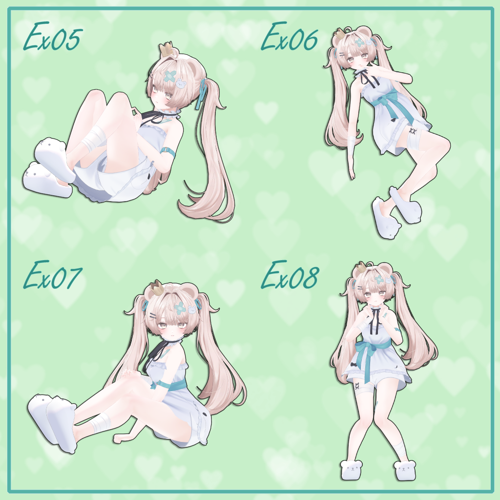 [Cutie Pose] for Milfy & Eku - Rice_Works - BOOTH