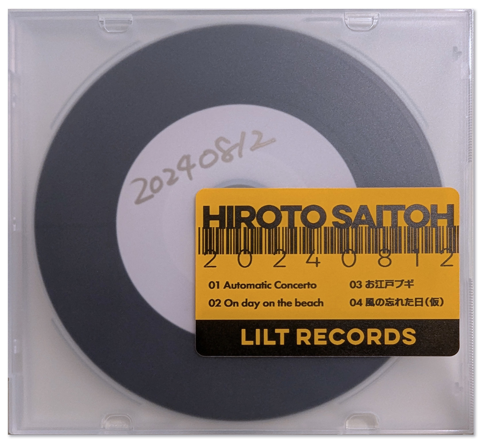 HIROTO SAITOH 20240812 - LILT RECORDS mini shop - BOOTH