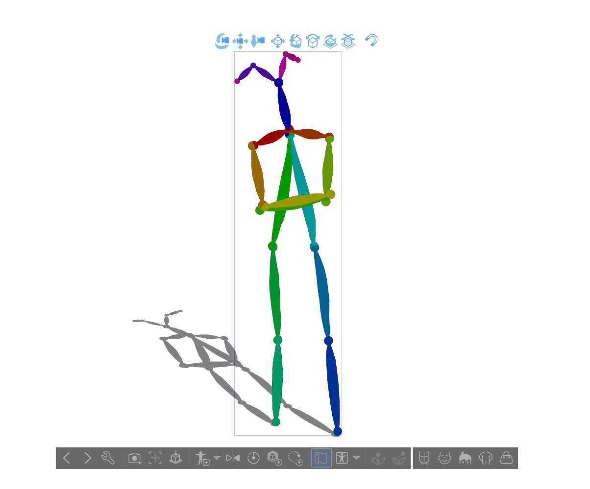 【無料】【ControlNet対応】ControlNet>openpose用ボーン クリスタ対応ポーズモデル - #happalog-はっぱろ ...