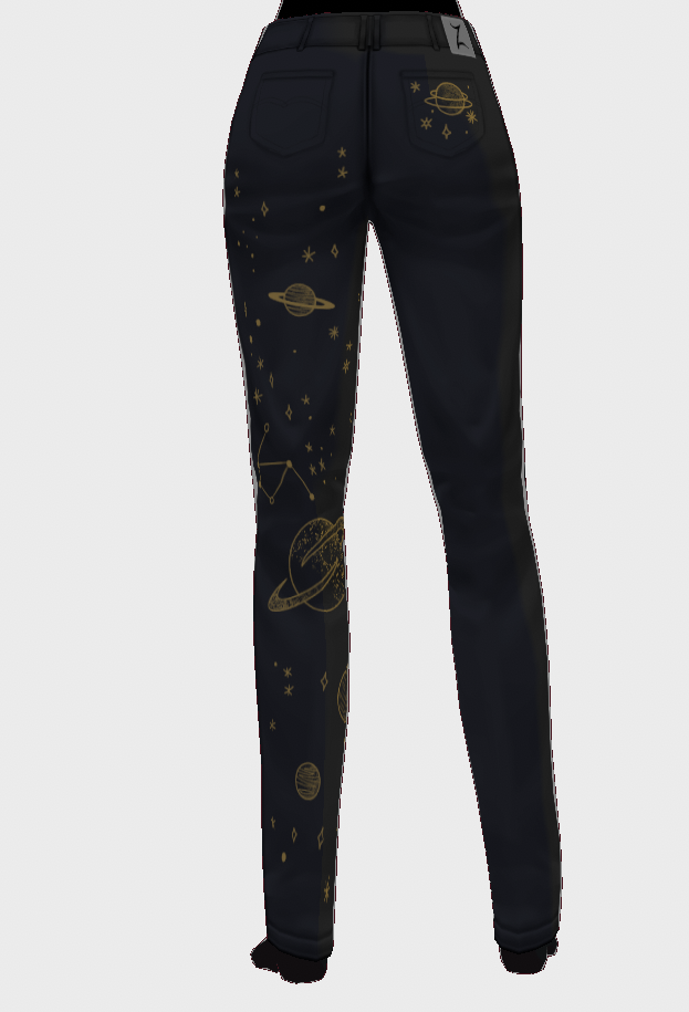 Pants Galaxy VRoid - Zirko Nific - BOOTH