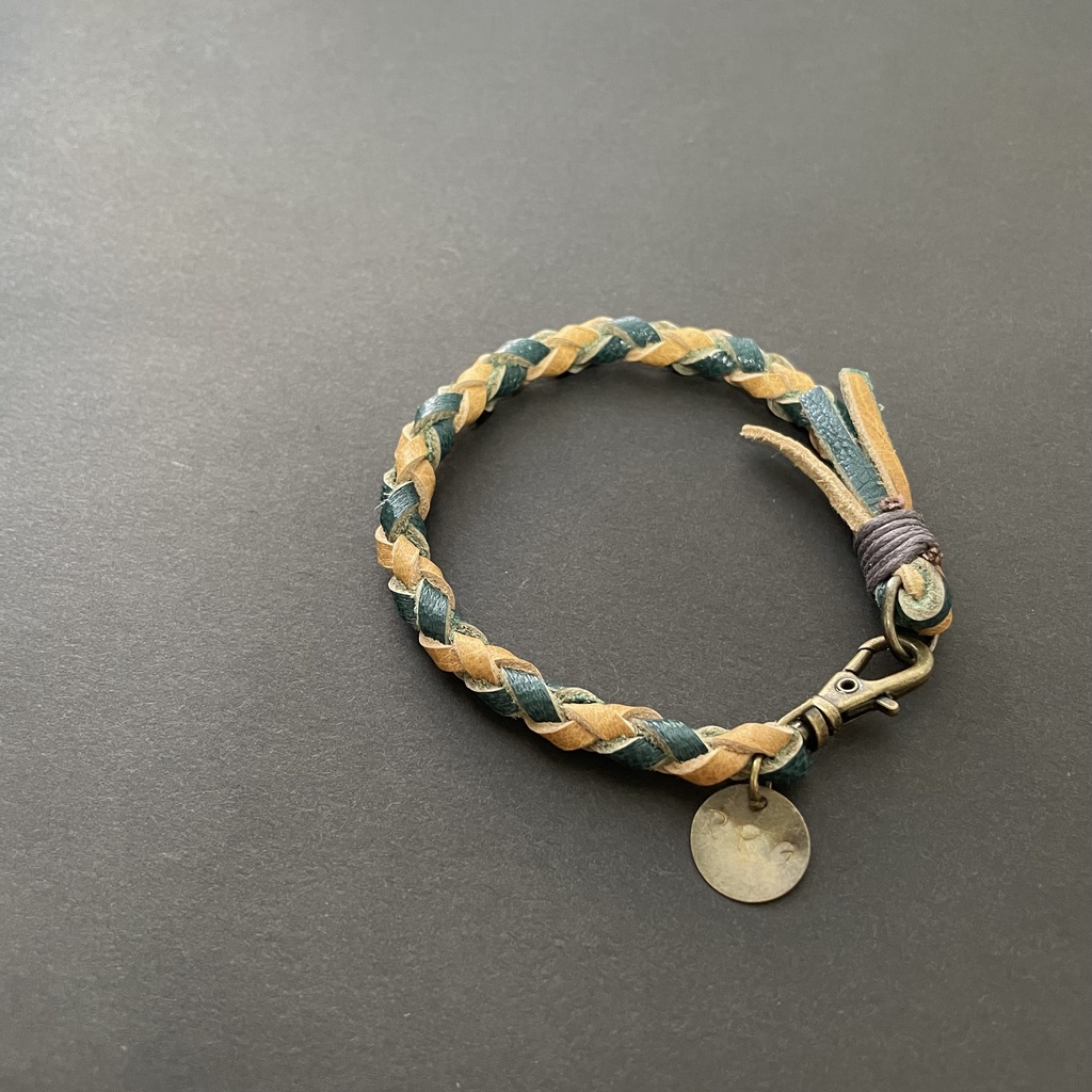 RPG Leather Bracelet （Forest / L） - Re;pagers Merch Shop - BOOTH