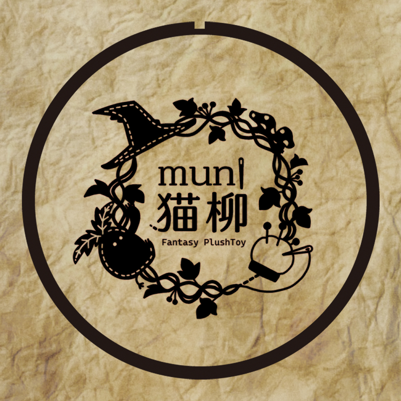 ショップロゴ缶バッジ(44㎜) - muni猫柳 - BOOTH