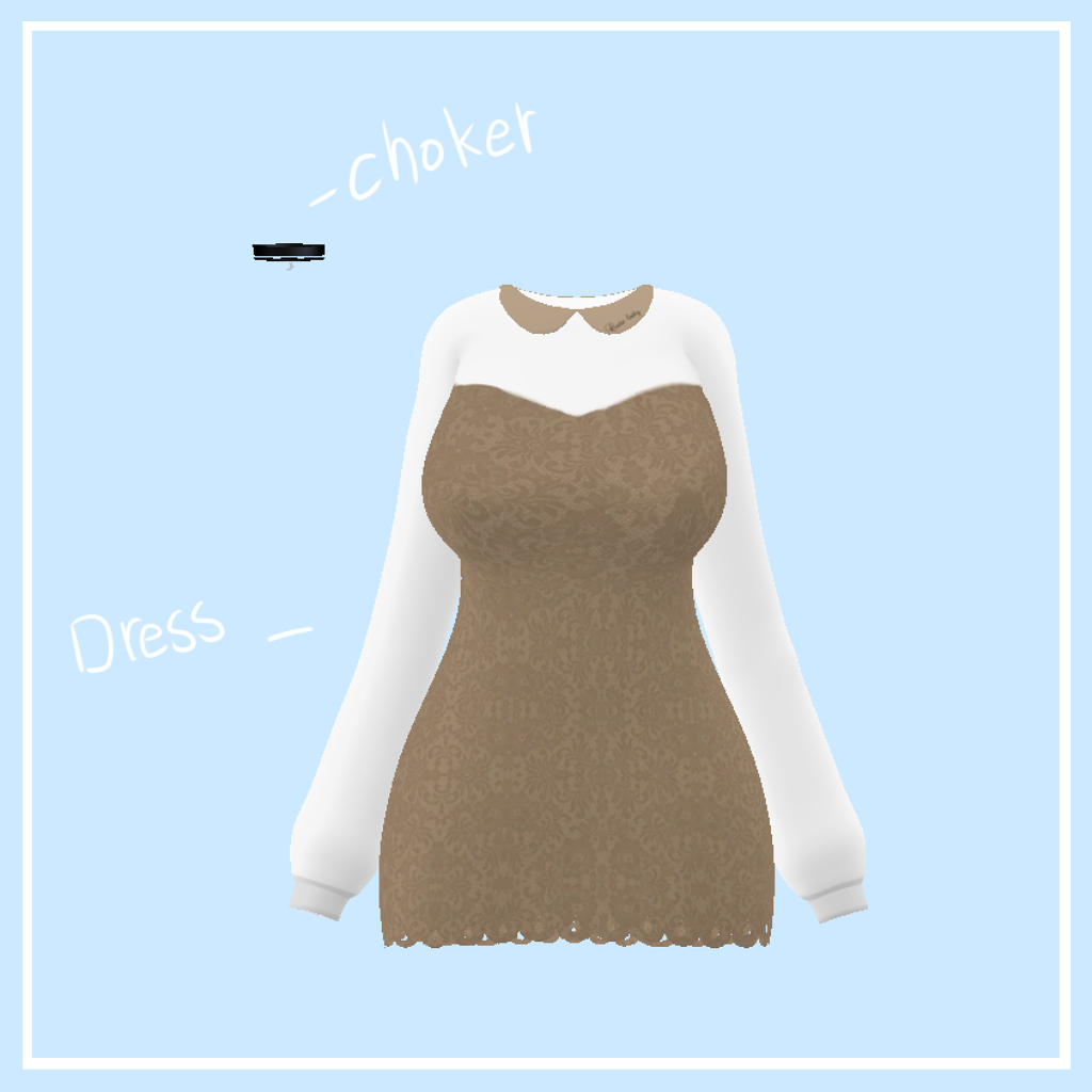 「舞夜」 (Maya) 専用【3D衣装モデル】Seethrough dress - hatari - BOOTH