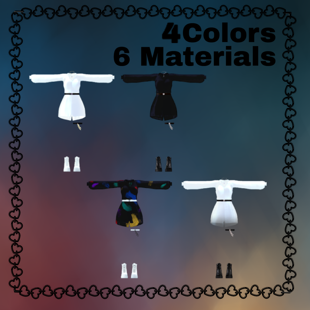 「舞夜」 (Maya) 用【3D衣装モデル】 Belt shirt.v2 - hatari - BOOTH