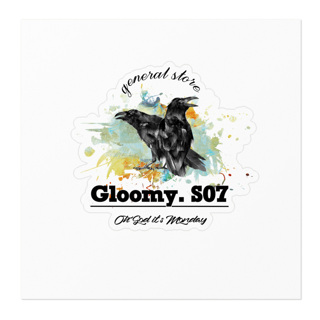 Classic Logo sticker - Gloomy.so7 - BOOTH