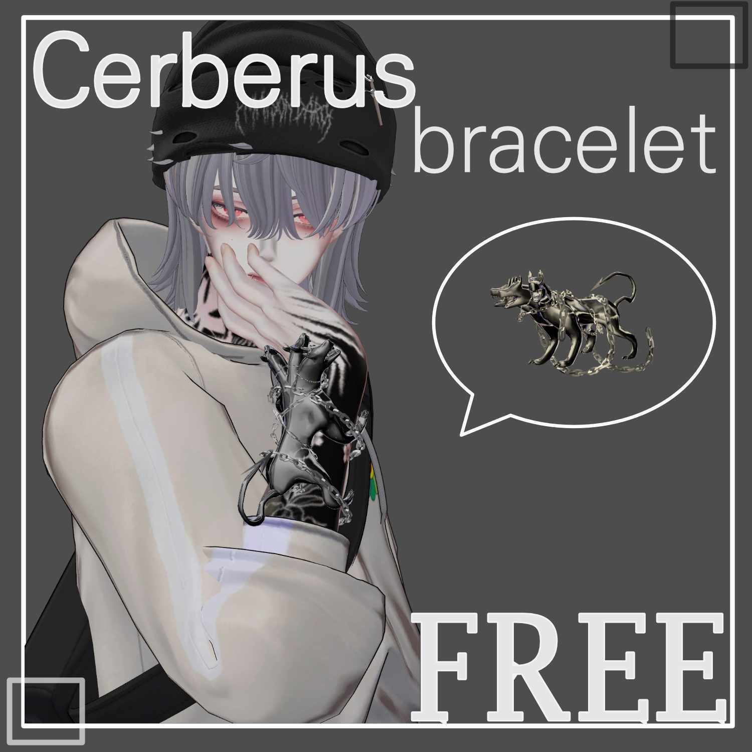 [FREE] Cerberus bracelet - 기만(kiman) - BOOTH