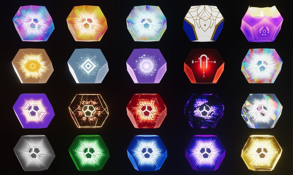 Fan-Made Destiny Engram Prop Pack - ファンメイドDestinyエングラムプロップパック [Unity ...