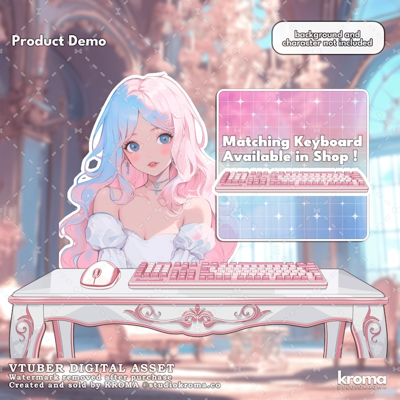 VTUBER | Pink Mouse - 𝗦𝗧𝗨𝗗𝗜𝗢 𝗞𝗥𝗢𝗠𝗔 - BOOTH