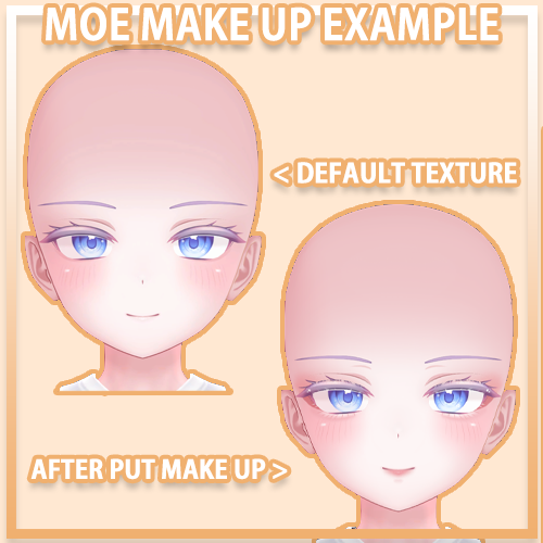 MOE(萌) MAKEUP PACK (+PSD and Shapekey) - Shop Y & J - BOOTH
