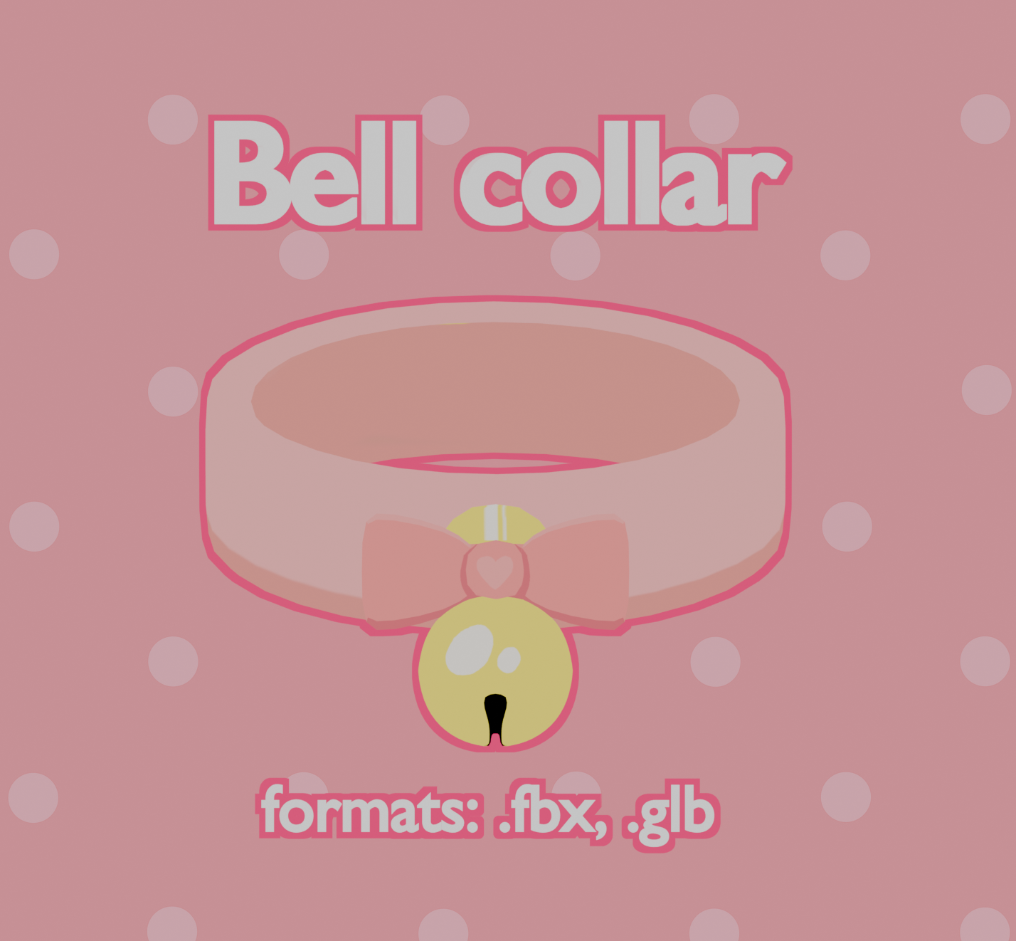 Cat VTuber Accessory Pack - Ears, Tail, Collar + Bonus Earrings [GLB ...