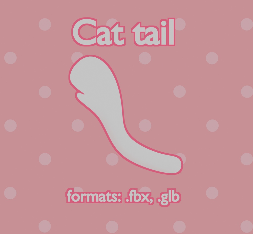 Cat VTuber Accessory Pack - Ears, Tail, Collar + Bonus Earrings [GLB ...