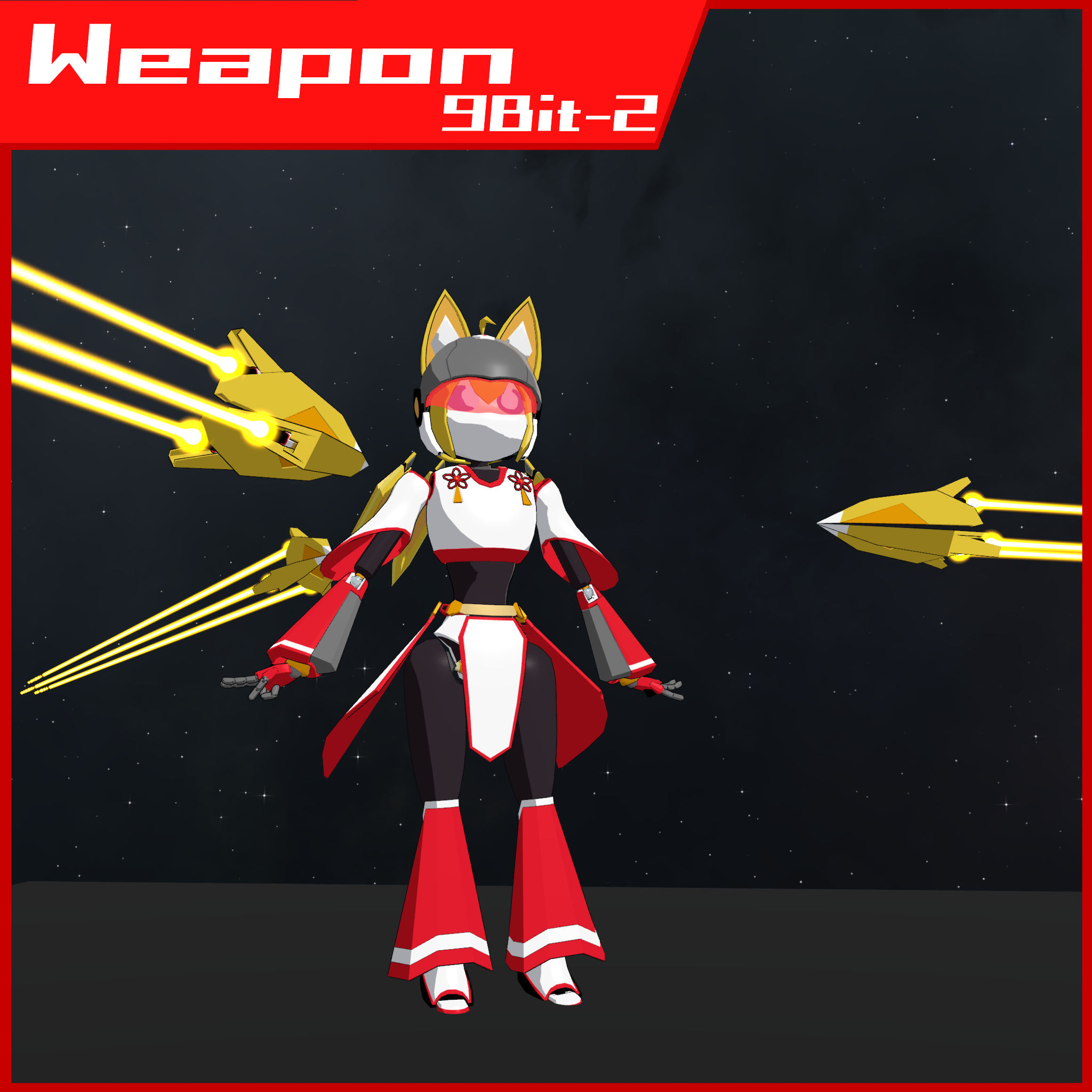 オリジナル3Dモデル「V-Mech/KO-YAN」Ver1.0【VRChat想定】 - 3D雑貨～べた塗り～ - BOOTH