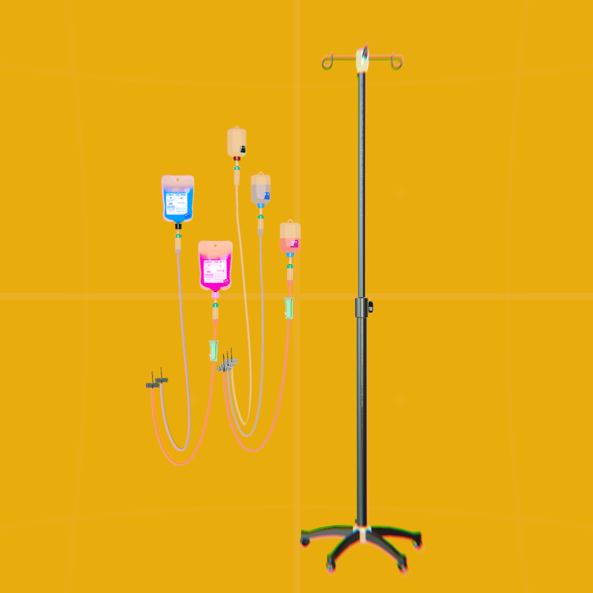 【3Dモデルアクセサリ】 - NEKOMI Artificial Infusion Pack Rh NULL - - KUYUYU/電脳屋 - BOOTH