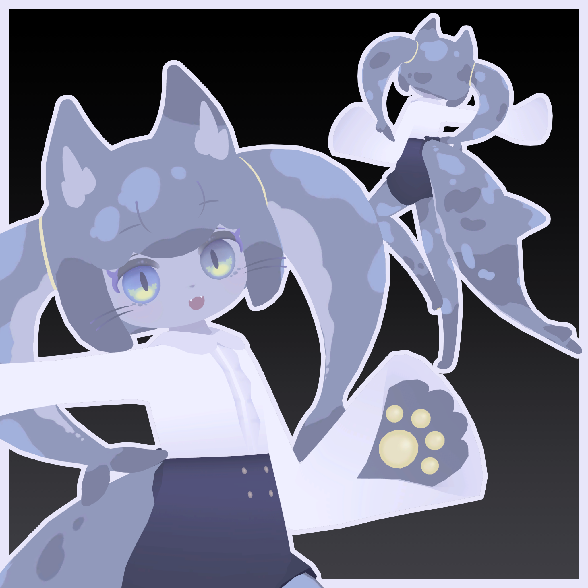 キュイ Kyui【オリジナル3Dモデル】 - Lethal Cats - BOOTH