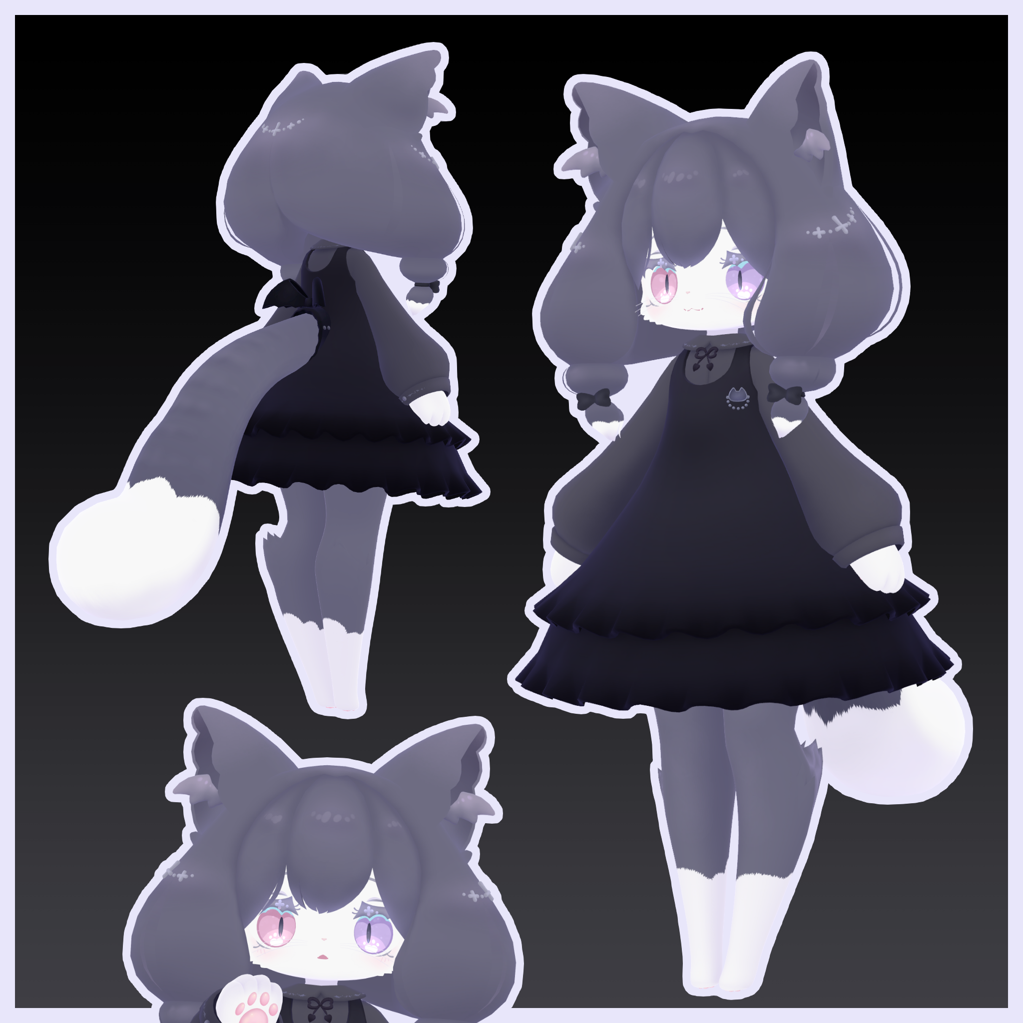 メリメア MerryMare【オリジナル3Dモデル】 - Lethal Cats - BOOTH