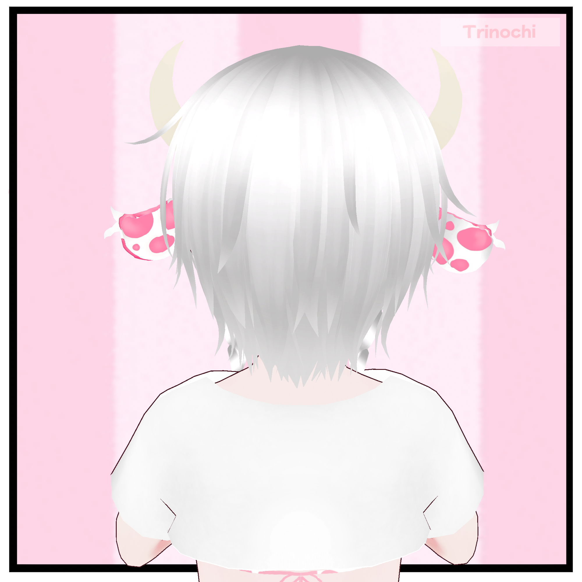 【VRoid】Strawberry Cow Ears - trinochi - BOOTH