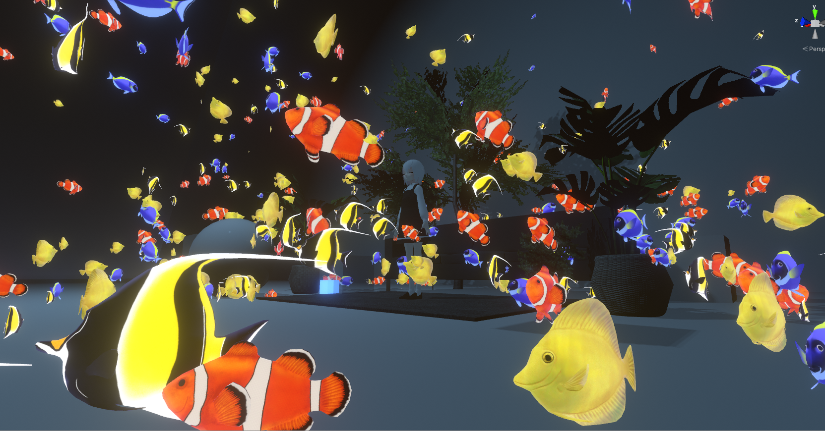 GPU Fish Particle / GPU魚パーティクル - MetaMonkeys - BOOTH