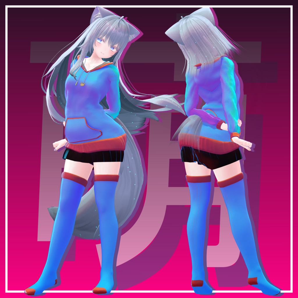 [萌 - Moe] :: Simple Hoodie For Your Beloved Moe - equanimity - BOOTH