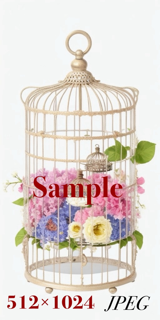 素材 鳥篭4種類 - お米のおうち。 - BOOTH