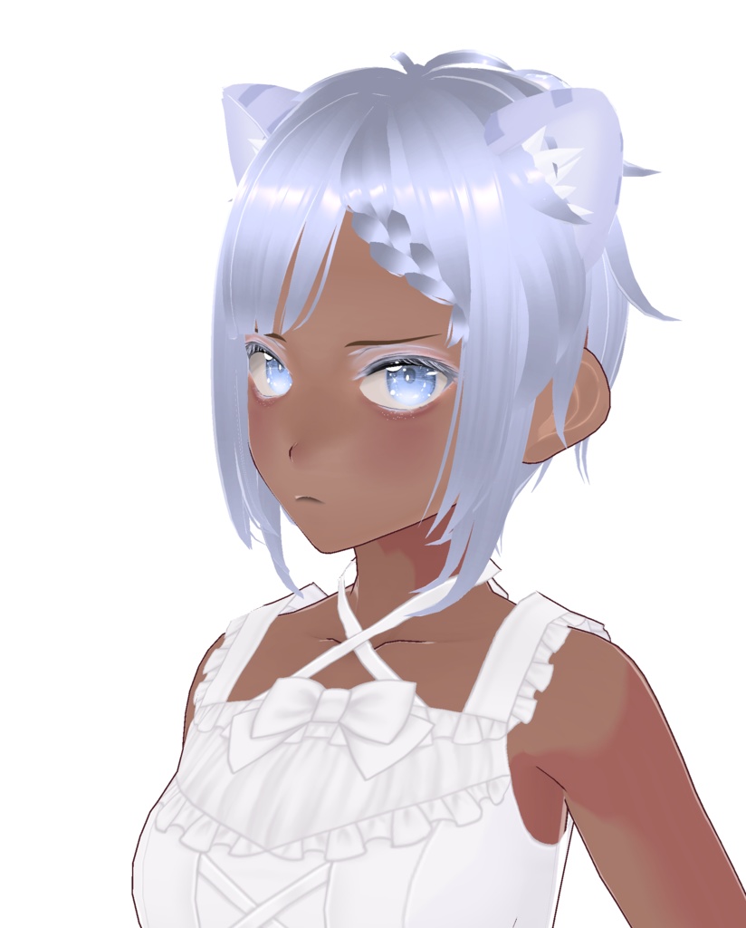 [VRoid Model] Basic Blue Panda Model - junebunnyyy - BOOTH