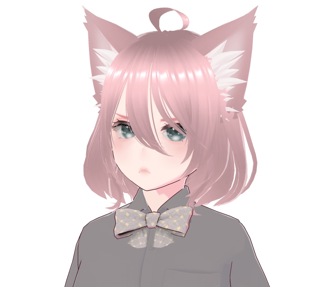 [VRoid Model] Basic Pink Cat VRoid 3D Model - junebunnyyy - BOOTH