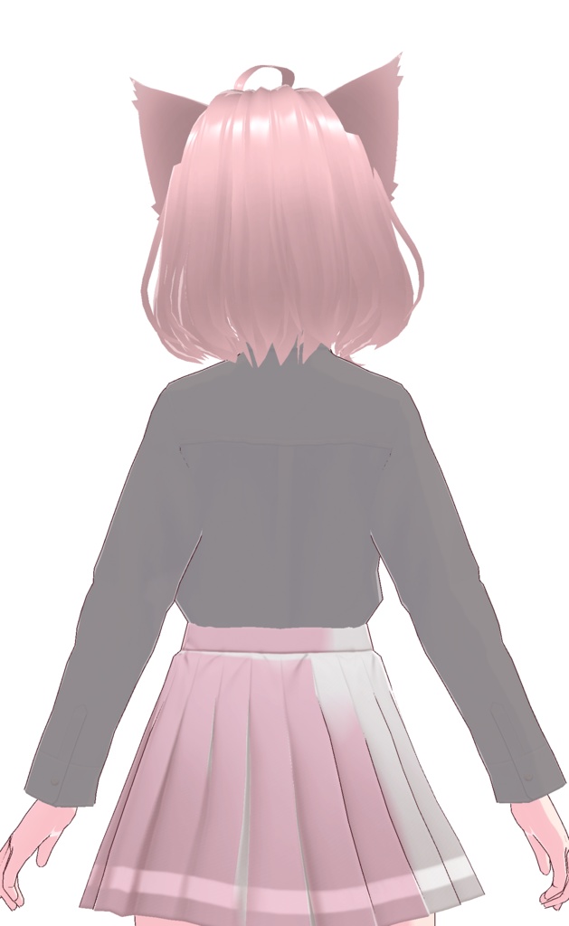 [VRoid Model] Basic Pink Cat VRoid 3D Model - junebunnyyy - BOOTH