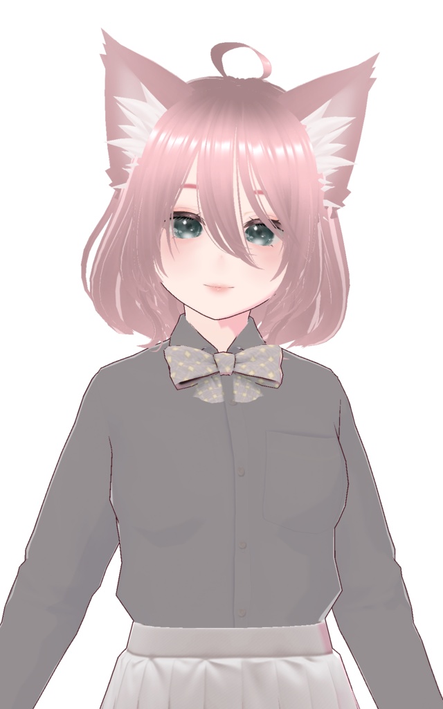 [VRoid Model] Basic Pink Cat VRoid 3D Model - junebunnyyy - BOOTH