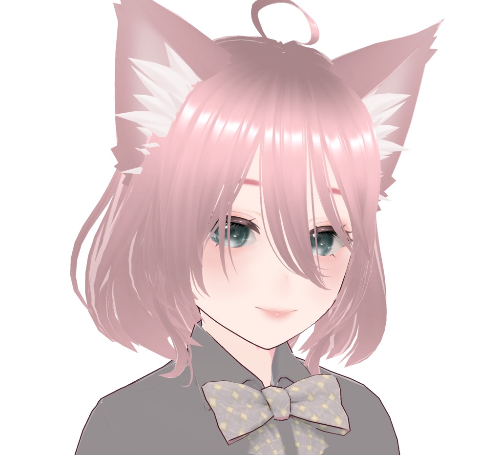 [VRoid Model] Basic Pink Cat VRoid 3D Model - junebunnyyy - BOOTH