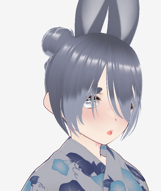[Free VRoid Model] Blue Rabbit Model - junebunnyyy - BOOTH