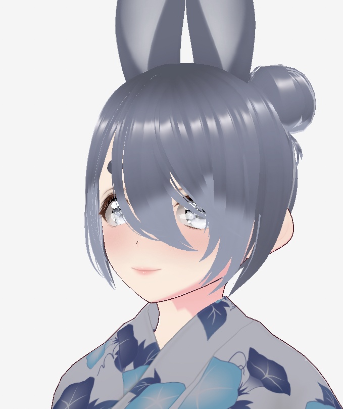 [Free VRoid Model] Blue Rabbit Model - junebunnyyy - BOOTH