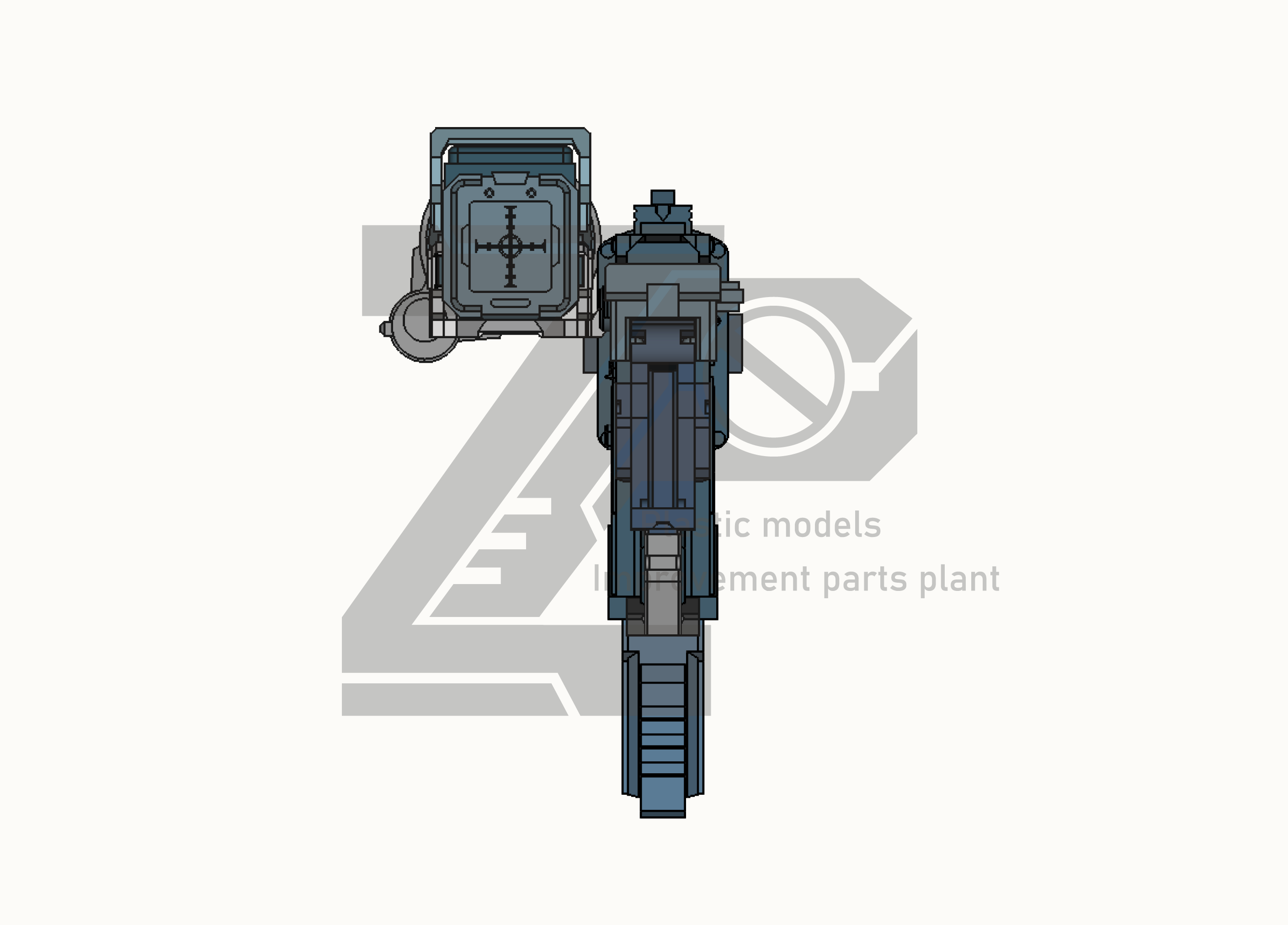 対艦ライフル 1/100スケール - ZEOPLANT - BOOTH