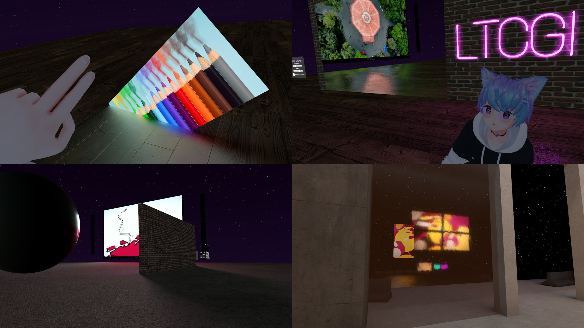 LTCGI - VRChat Realtime Area Lighting (for video players) - pimaker - BOOTH