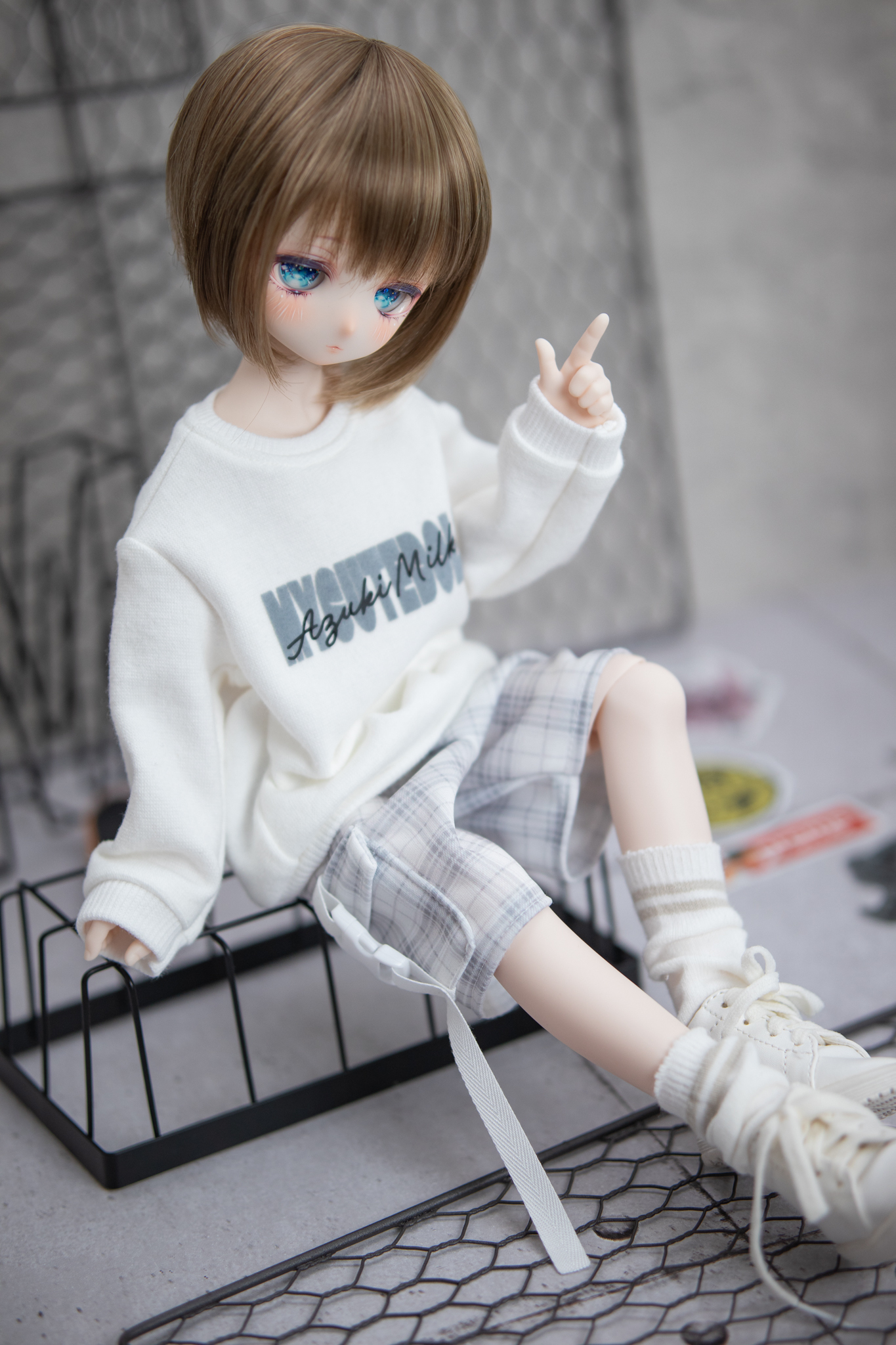 MDD（S .M.L胸）もちあし SDM size ハーフカーゴパンツ - AzukiMilk - BOOTH