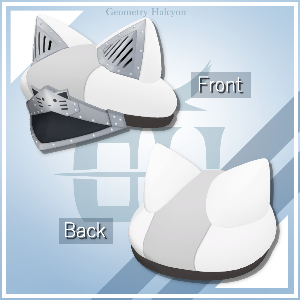 CatCap【VRChat想定】 - GeometryHalcyon - BOOTH