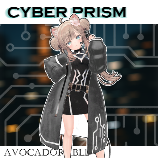 【13色、5アバター対応】CYBER PRISM（VRC用衣装） - avocadorable - BOOTH