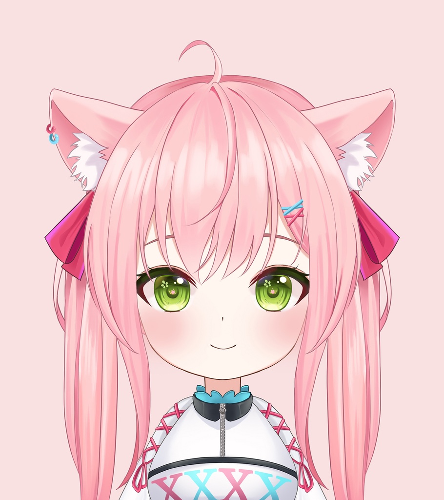 【VTube Studio】 CAT Pink Model - kumi shop - BOOTH