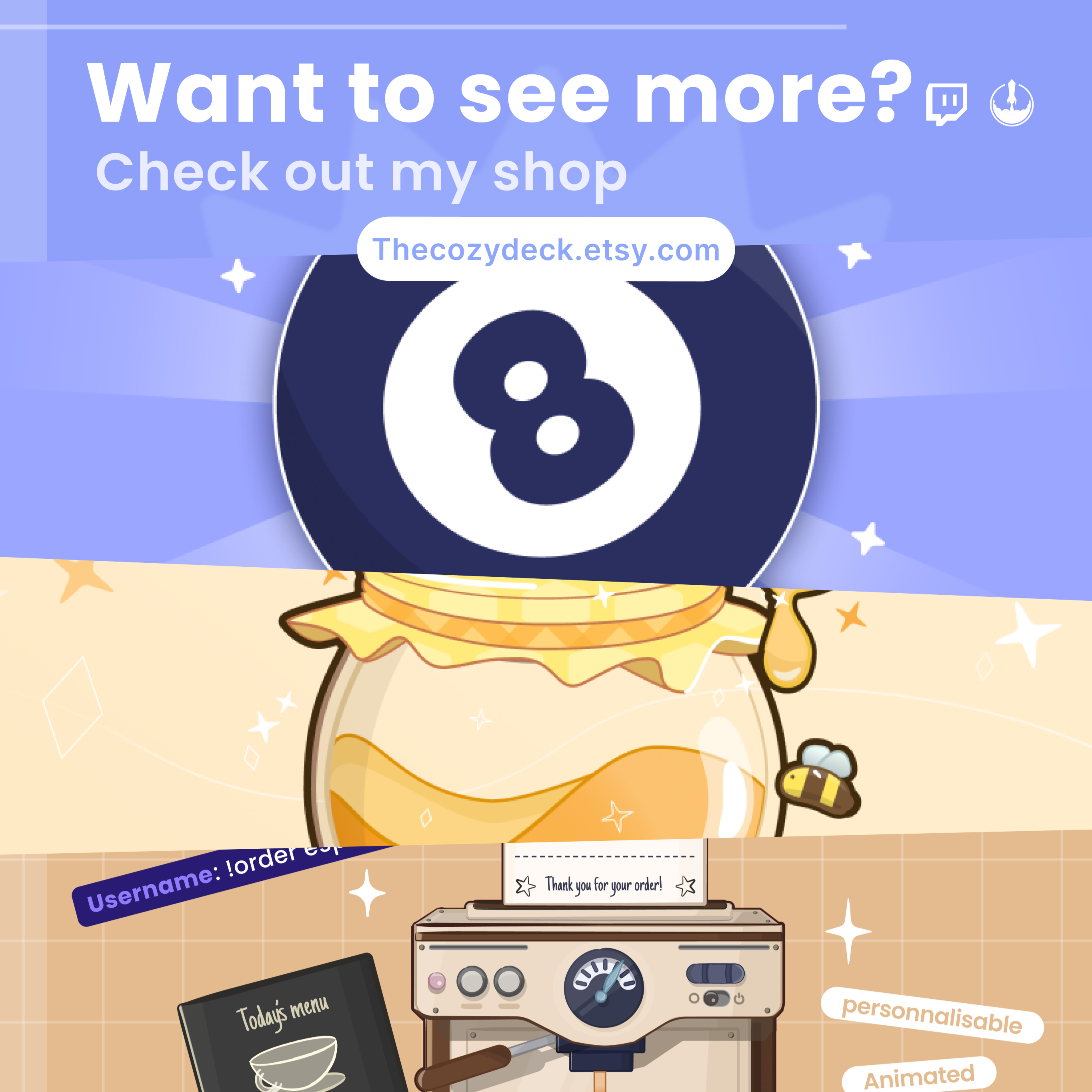 Animated Twitch Stamp Book Widget: Viewer Rewards, Channel Points ...