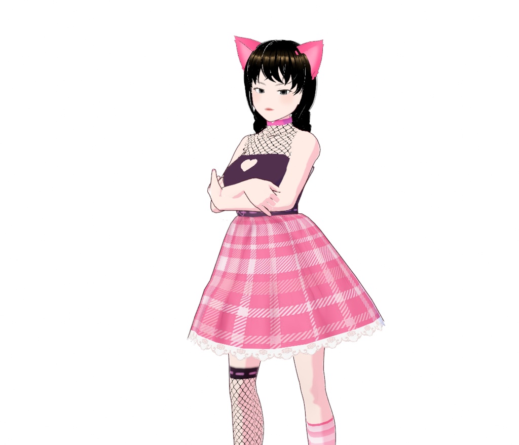 [vRoid] pink cute dress 분홍드레스 ピンクのかわいいドレス - mira1004 - BOOTH