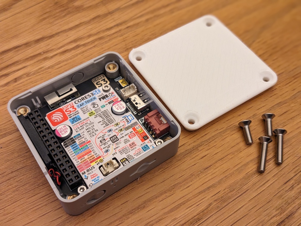 シンプルなM5Stack裏蓋【STL、STEP】 - あれ - BOOTH