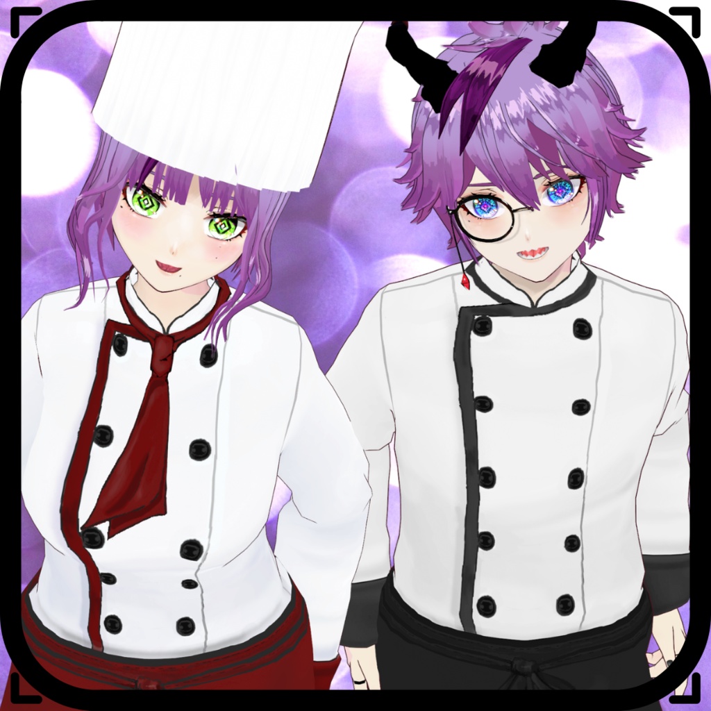 【VRoid】シェフ衣装/コック/chef/cock - ihari shop(ihari工房) - BOOTH