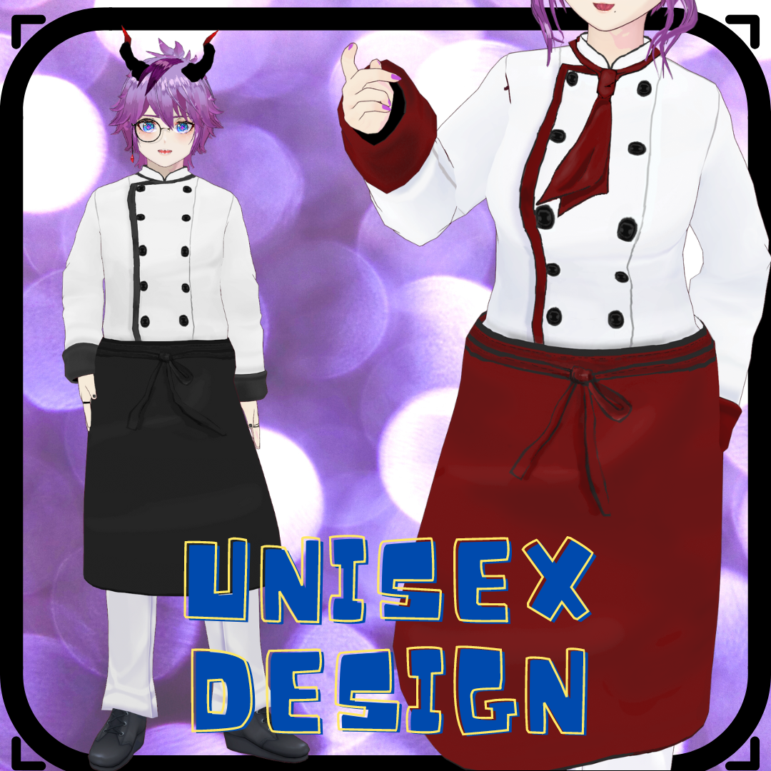 【VRoid】シェフ衣装/コック/chef/cock - IHARI SHOP(ihari工房) - BOOTH