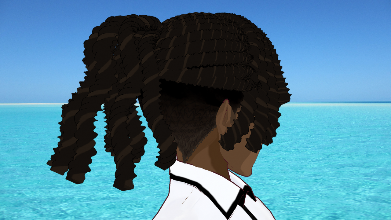 【VRoid】ドレッドヘアー ヘアプリセット/dreadlocks/dread hair/hair preset - IHARI SHOP ...