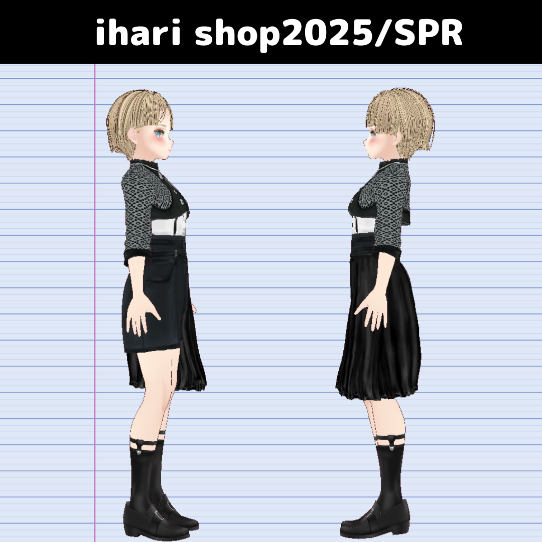 【VRoid】ihari shop2025 Spring【SPR】 - IHARI SHOP(ihari工房) - BOOTH