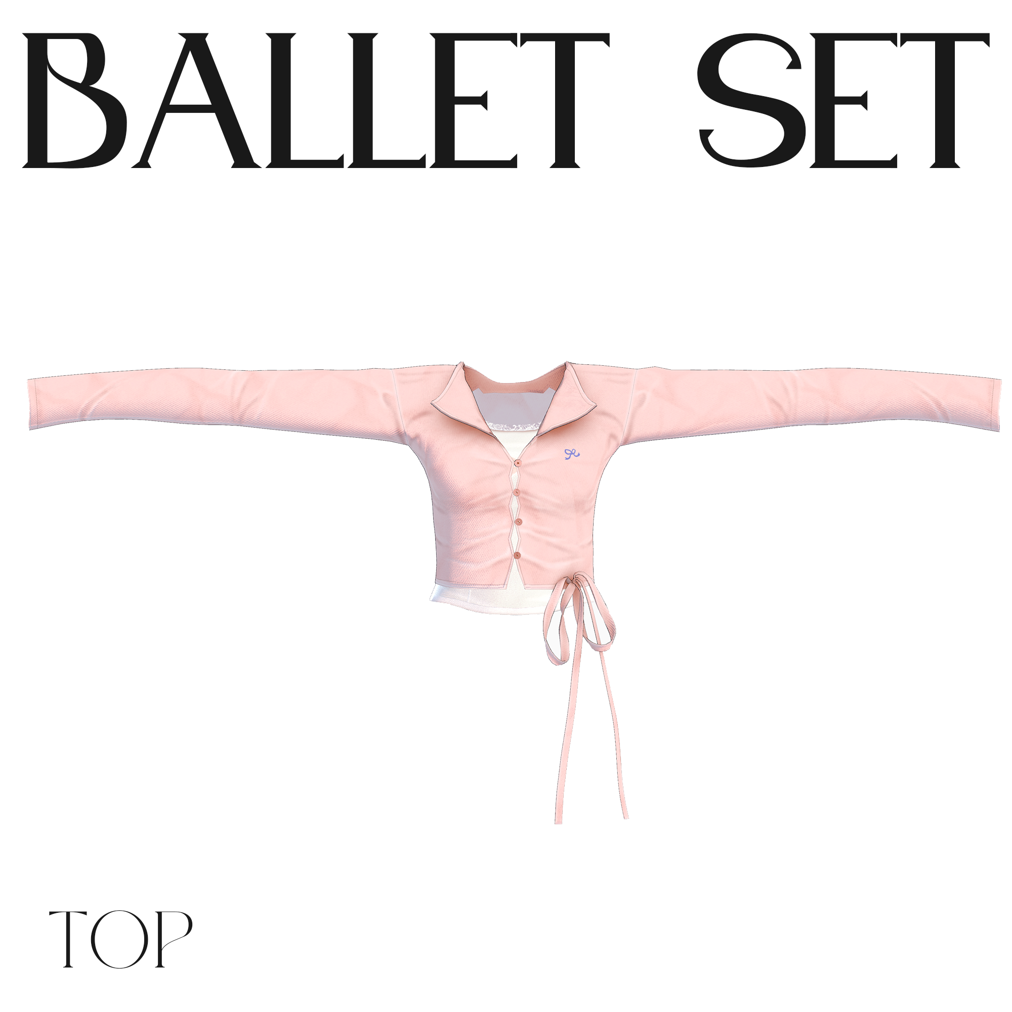 [4 Avatars] Ballet Set🎀 - Pink Pony Club - BOOTH