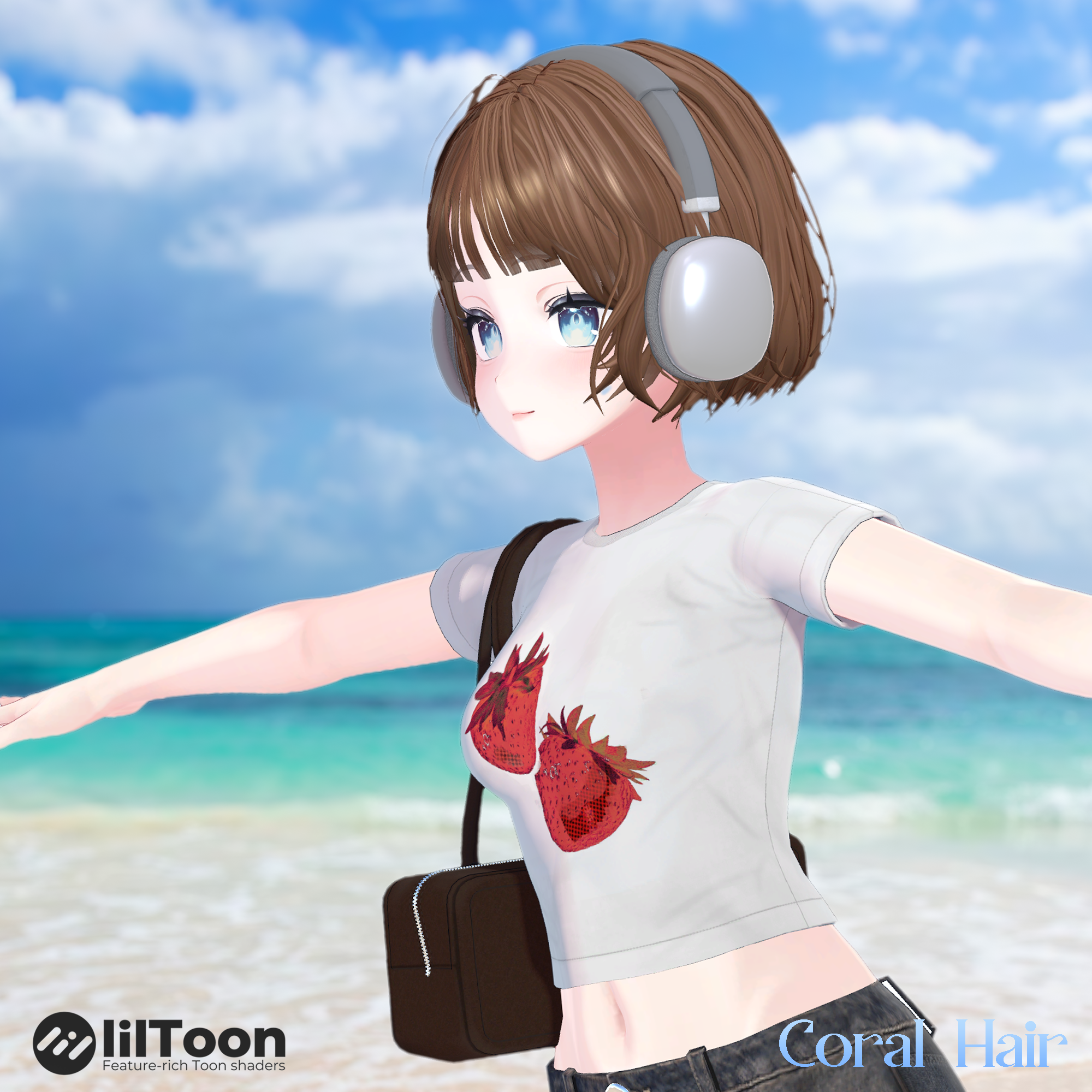 [9 Avatars] Coral Hair - Pink Pony Club - BOOTH