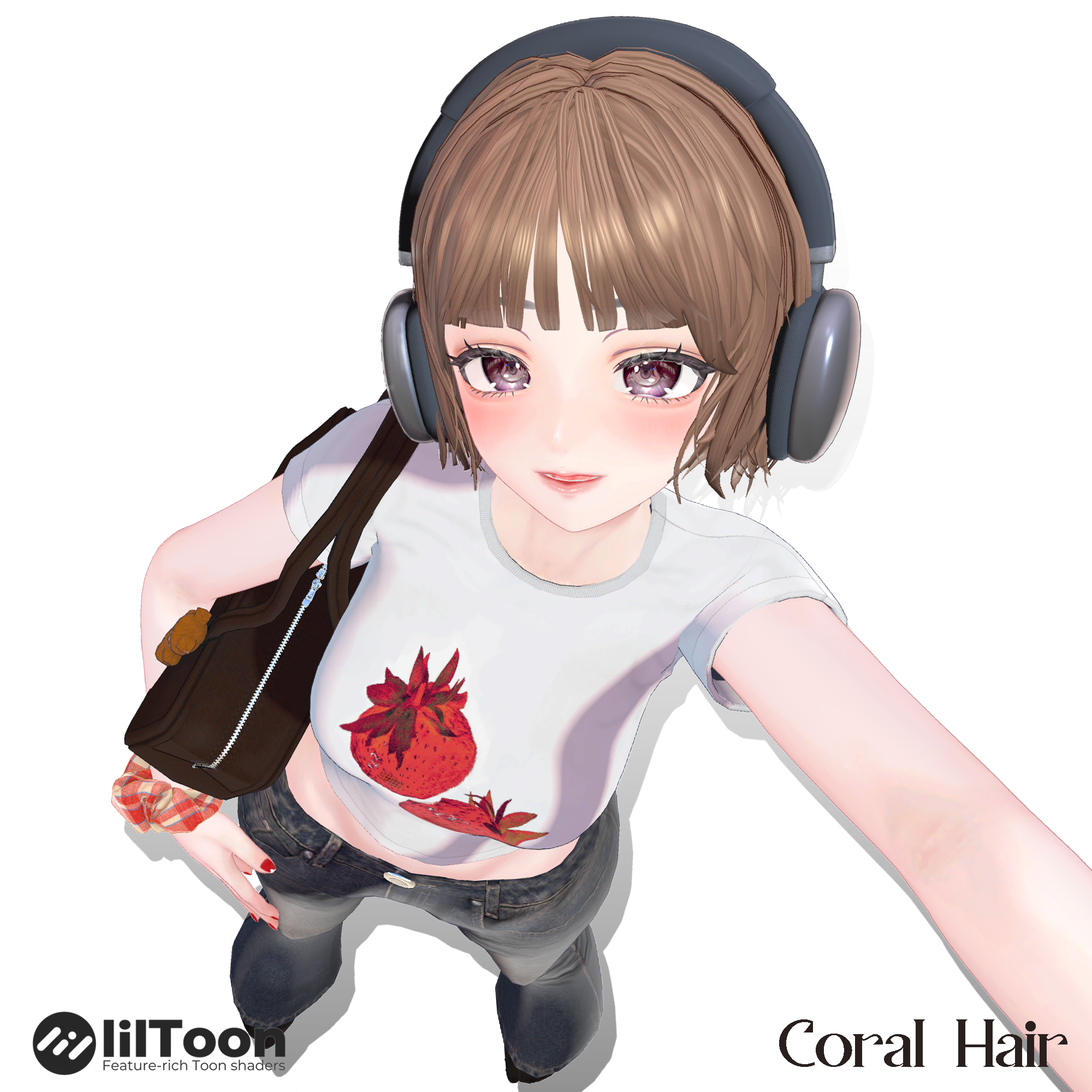 [9 Avatars] Coral Hair - Pink Pony Club - BOOTH