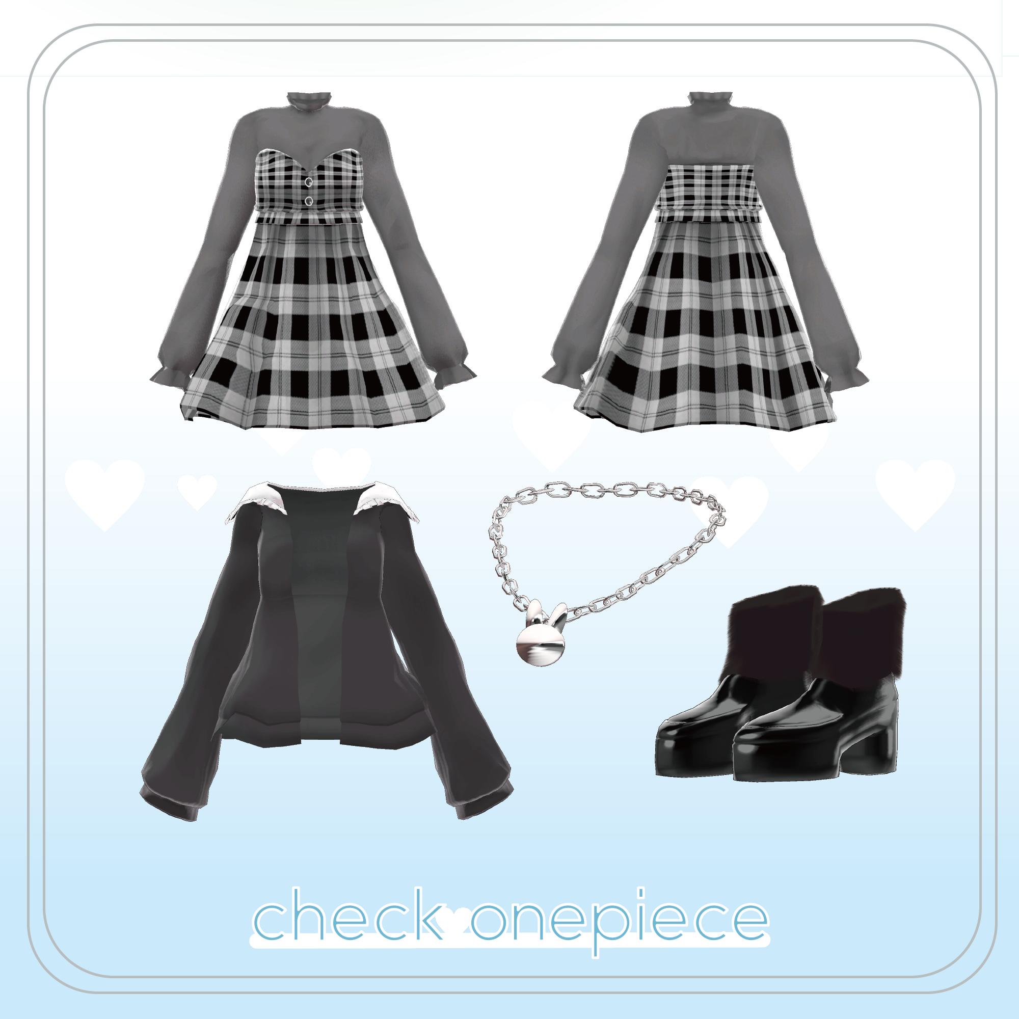 ちぇっくわんぴーす【こまどあばたー】 - 441 - BOOTH