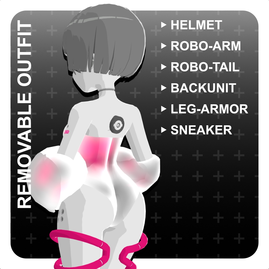 オリジナル3Dモデル「Leuko（ルーコ）」 - TETRA MOMENTUM - BOOTH