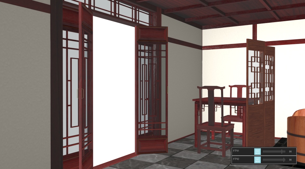 3D素材 中国古民家風の部屋セット - suo-sozai - BOOTH