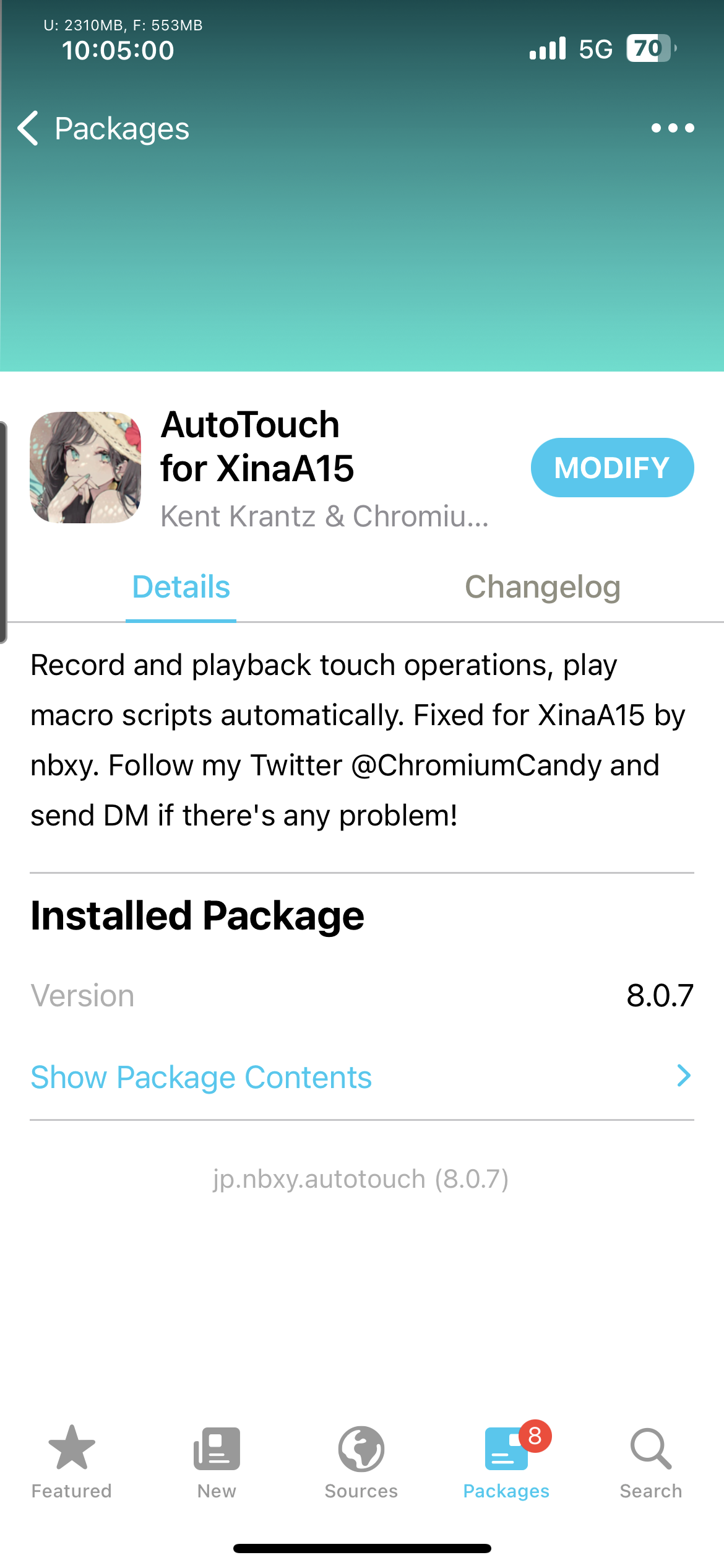 AutoTouch For XinaA15 - uz.ra’s tweak store - BOOTH